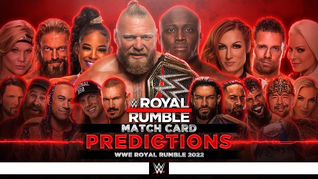 Royal Rumble 2022 Match Card