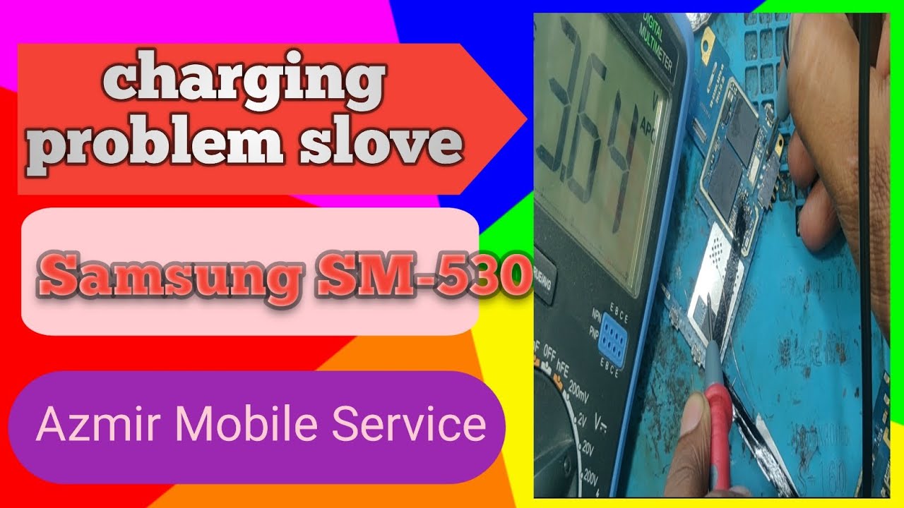 Samsung SM-530 Charging solution #ams repair - YouTube
