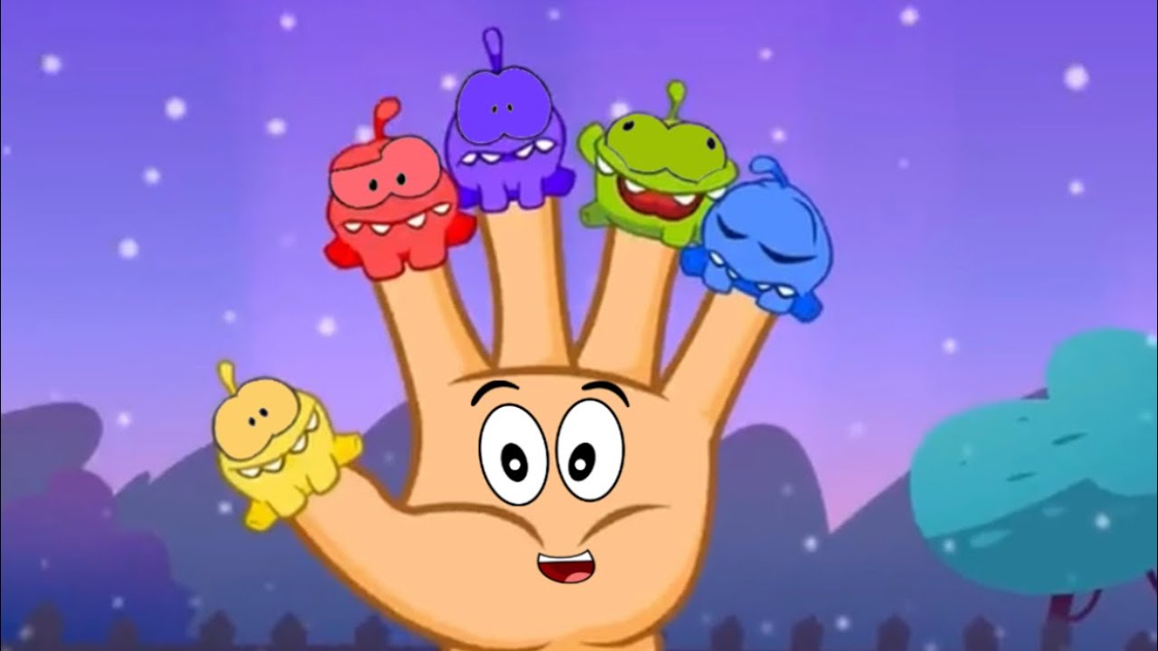 Fun Colors Om Nom (Finger Family) Videos For Kids Om Nom Color Finger ...