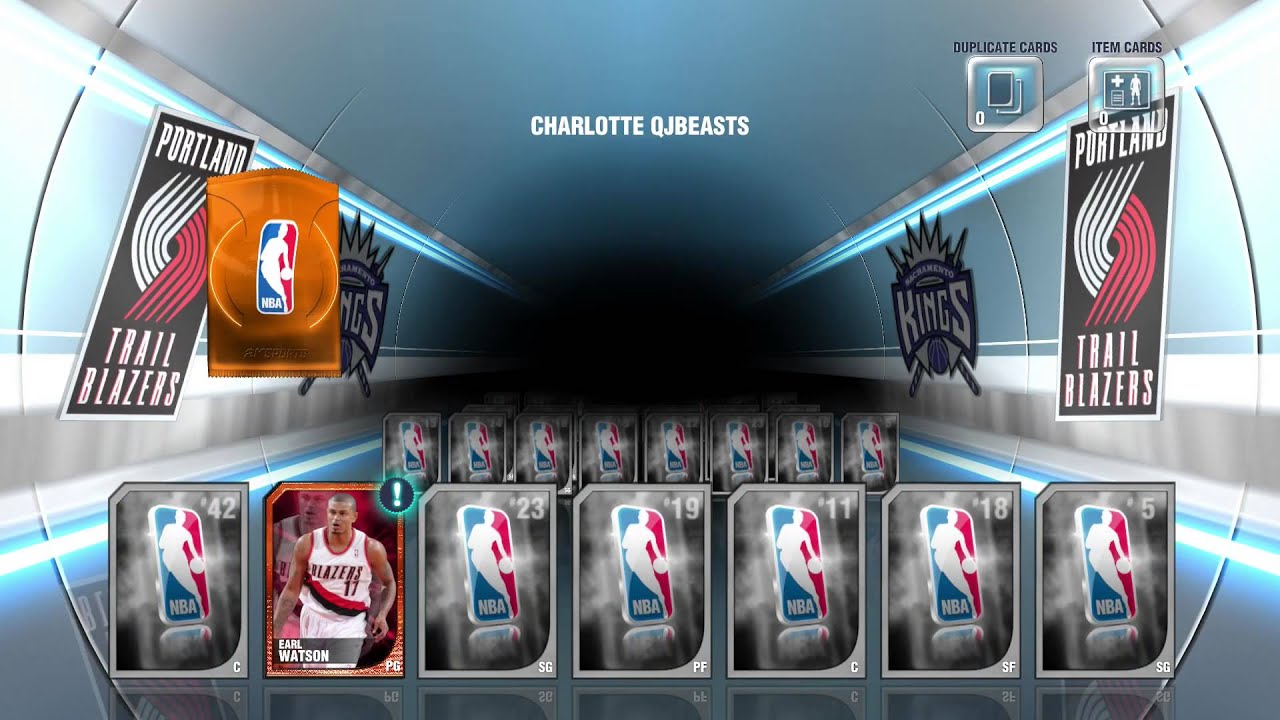 NBA 2k14 MyTEAM PS4 Gameplay - QJB Starter Pack Opening - YouTube