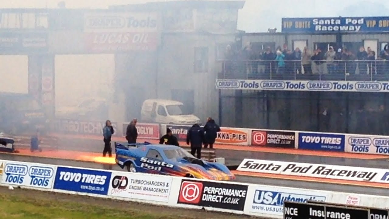 FIREFORCE 3 Jet Car | Santa Pod - YouTube
