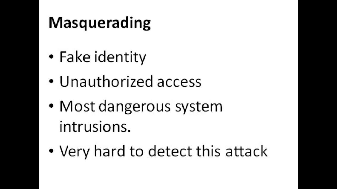 Masquerading attack| cryptography attack - YouTube