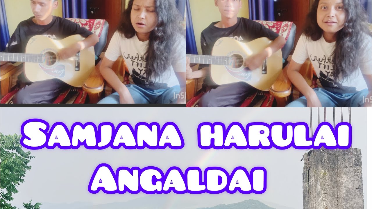 Samjana harulai angaldai -Sabin Rai cover by Anjana chhetri and Silash Gurung - YouTube
