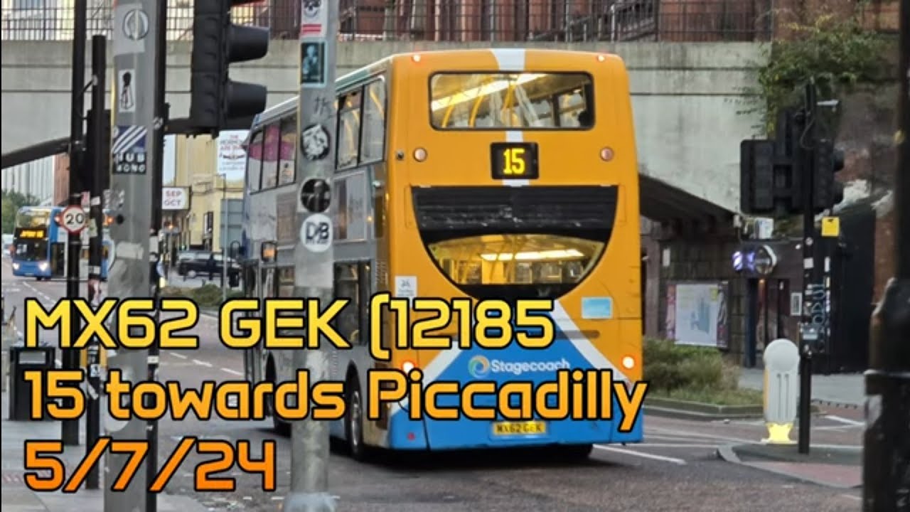 Stagecoach Manchester: ADL E400H Cummins ISBe 4.5L/BAE MX62 GEK (12185 ...