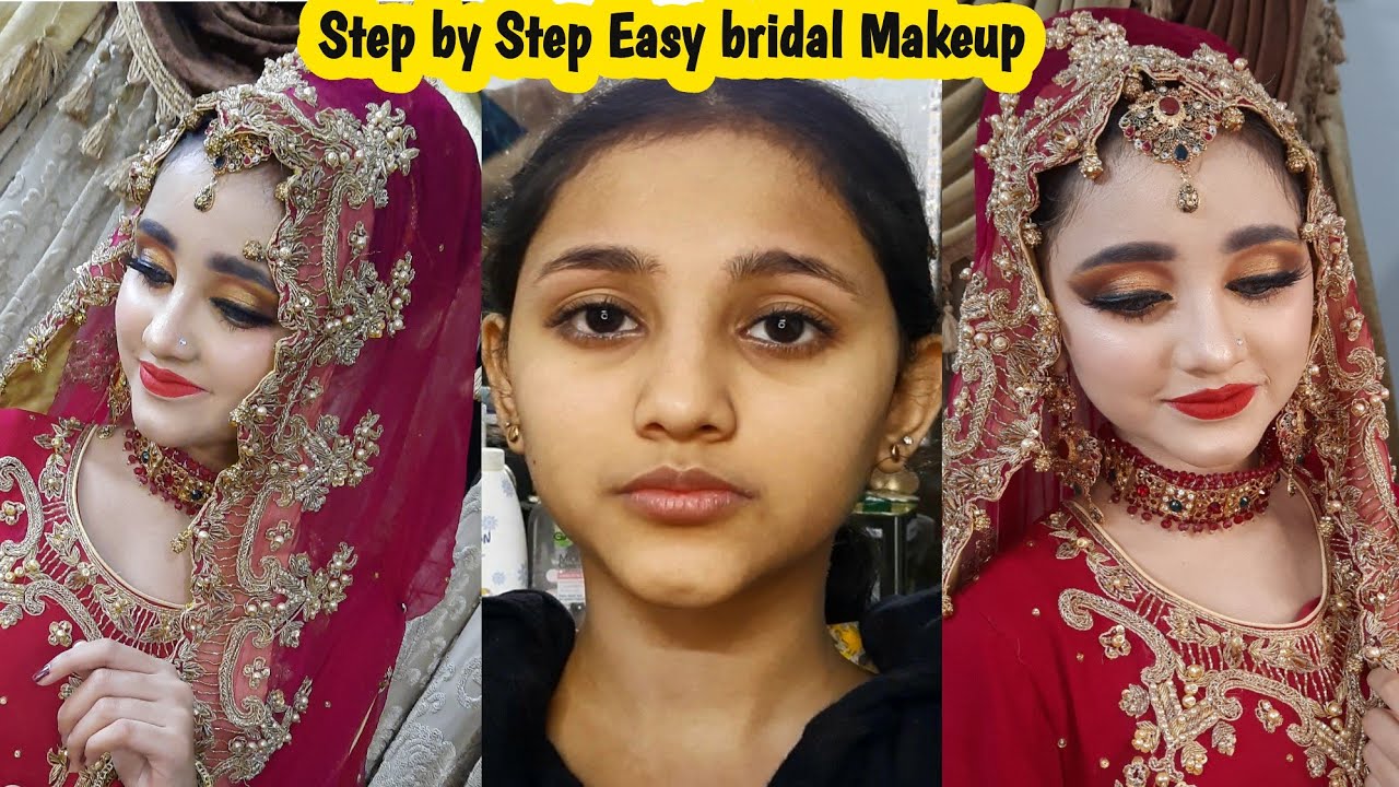 Bridal Makeup Tutorial | Step by Step Bridal Makeup| Latest Bridal ...