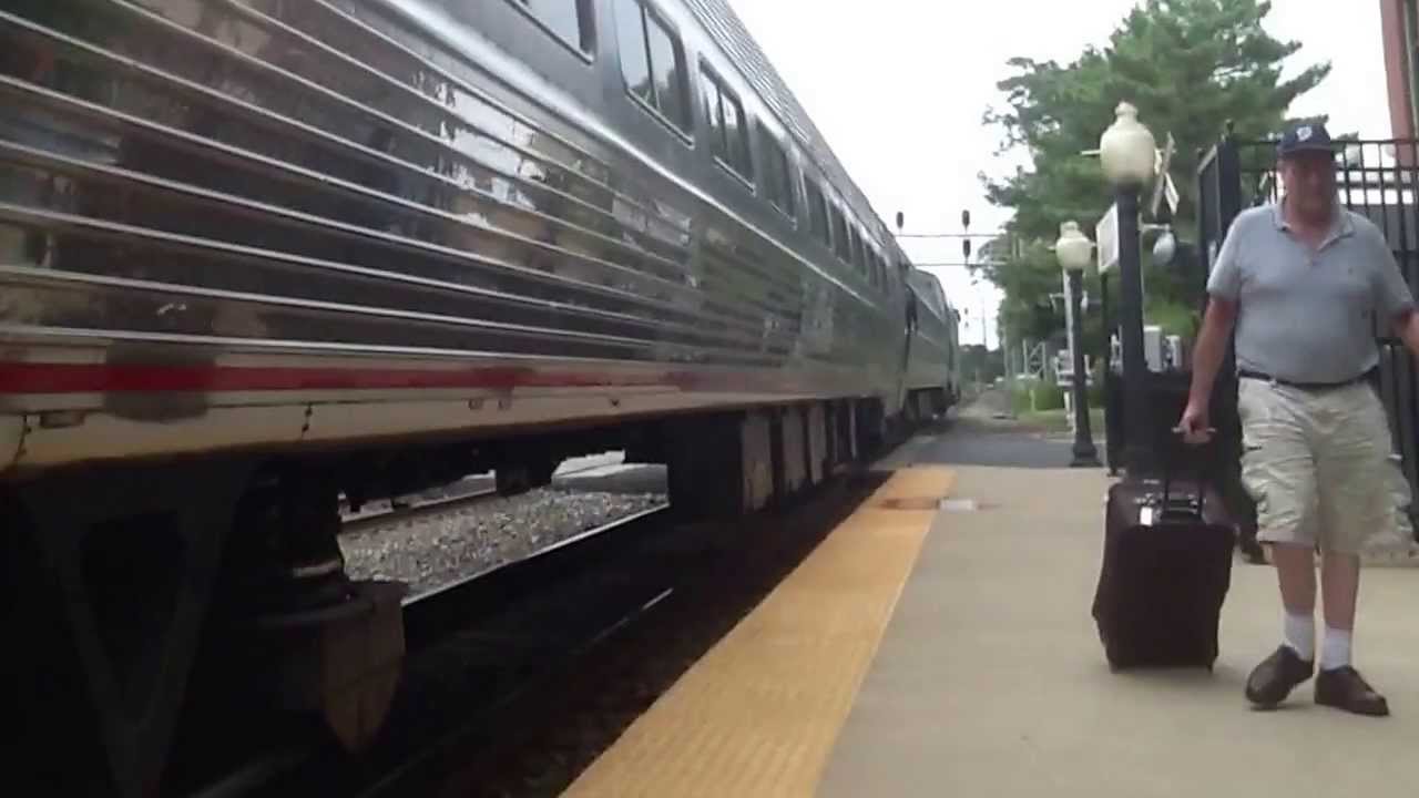Amtrak at Manassas Station 8/11/13 12:48 pm - YouTube