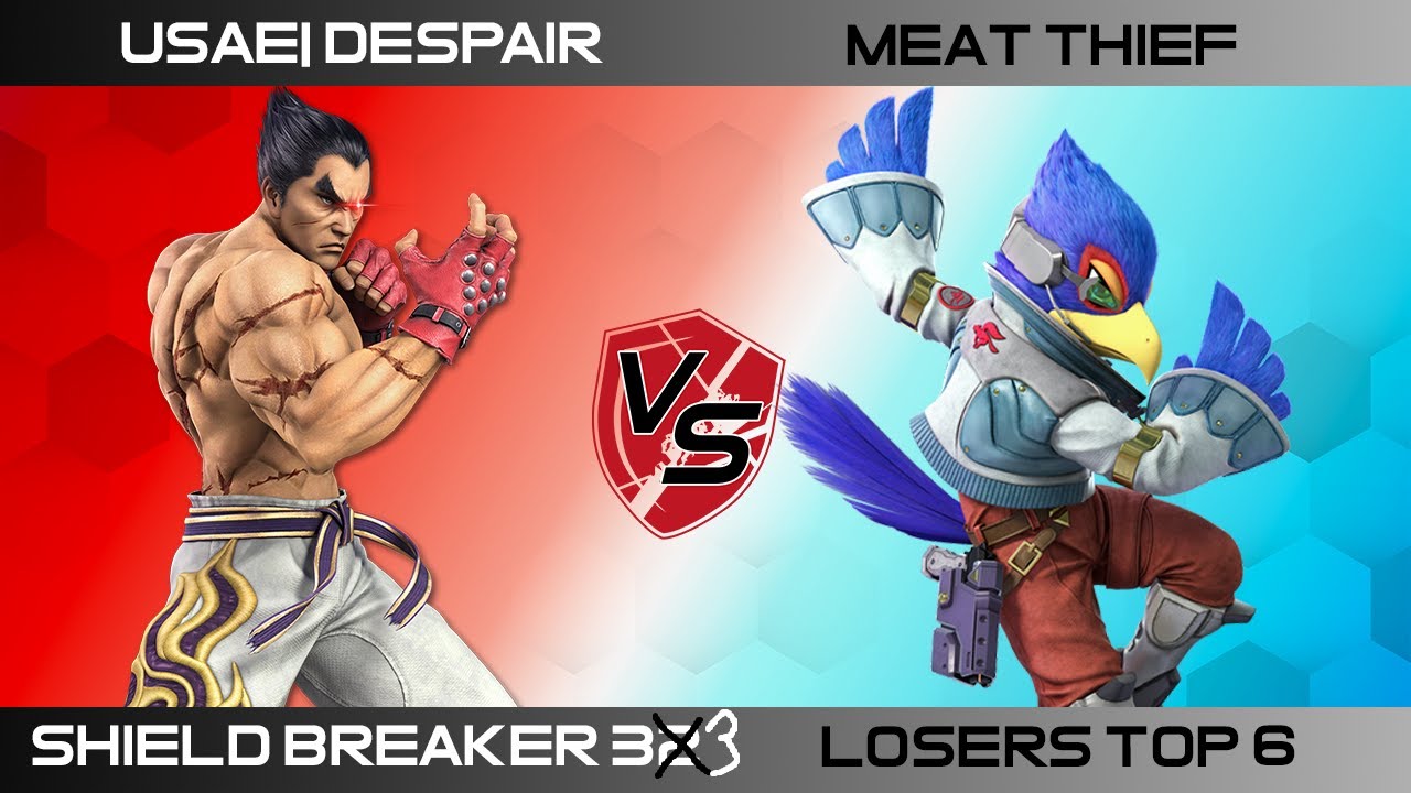 Shield Breaker 33 - USAE| Despair (Kazuya, Snake, Sephiroth) Vs. Meat ...