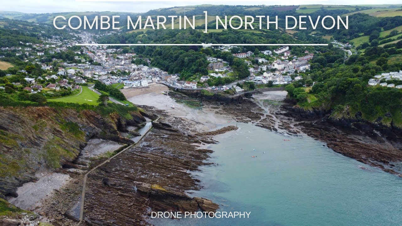 The UK's most Beautiful Secret Hidden Cove ] North Devon ] Drone ...
