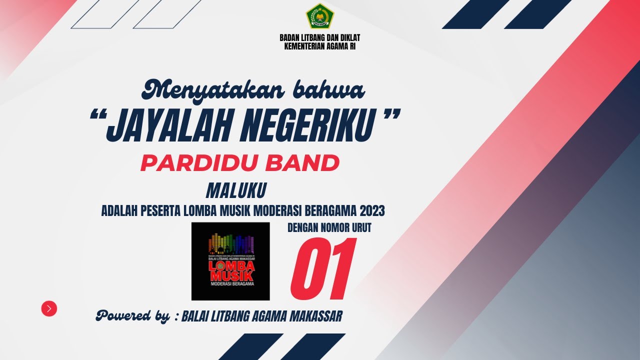 LMMB #01 - JAYALAH NEGERIKU (PARDIDU BAND - MALUKU) - YouTube