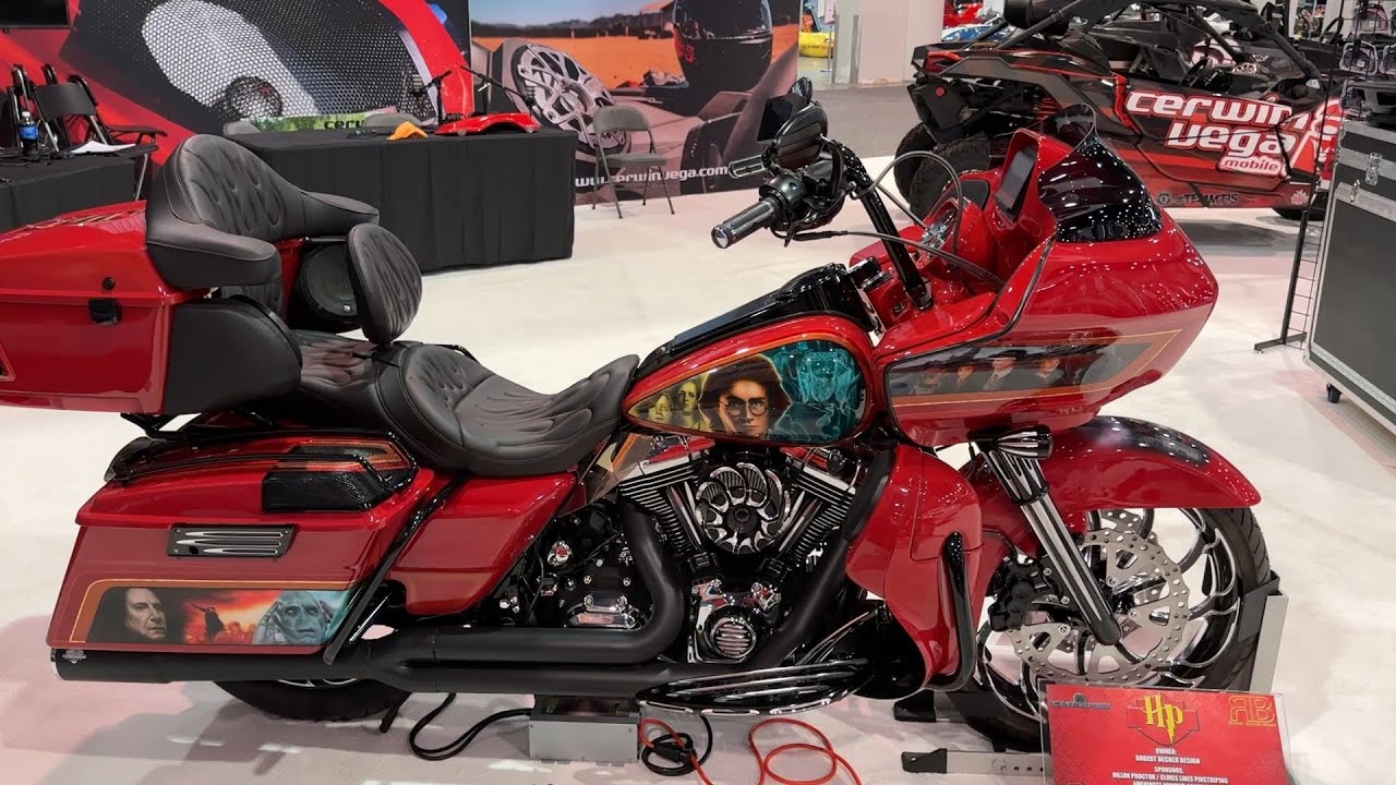 Custom Harley Davidson with Harry Potter Theme - YouTube