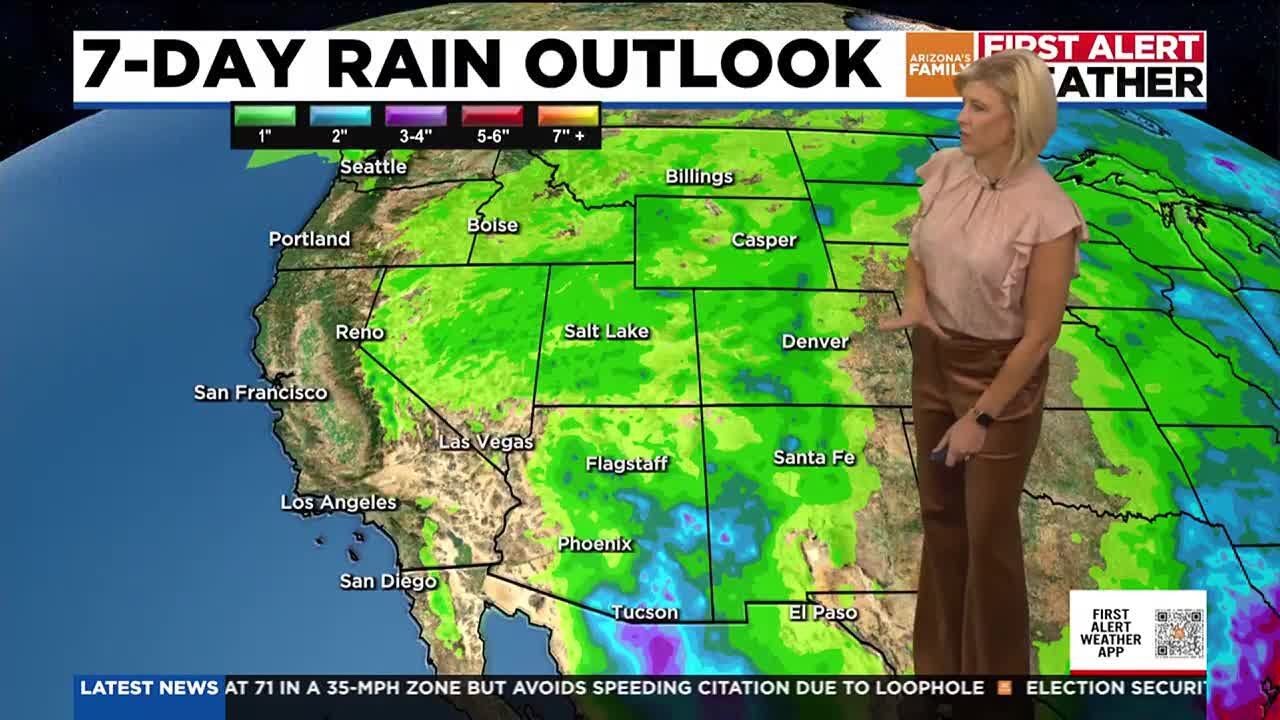 Active day for strong monsoon storms across Arizona - YouTube
