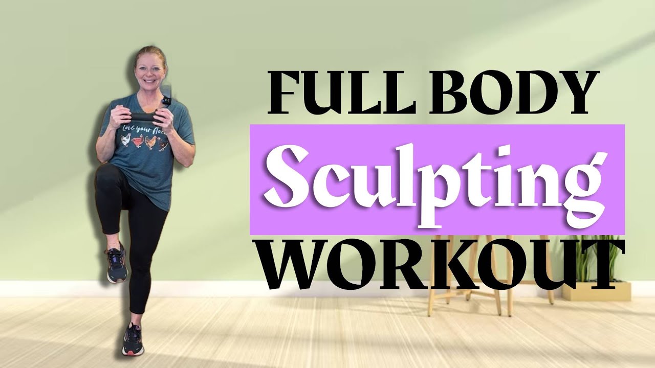 20 Minute Full Body Sculpting For Women | Getting Fit At 50 At Home ...