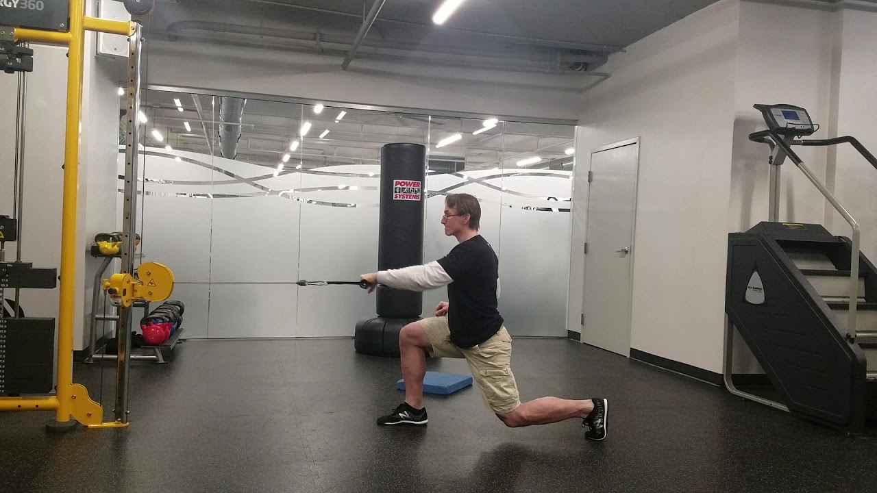 Split Squat Row - YouTube