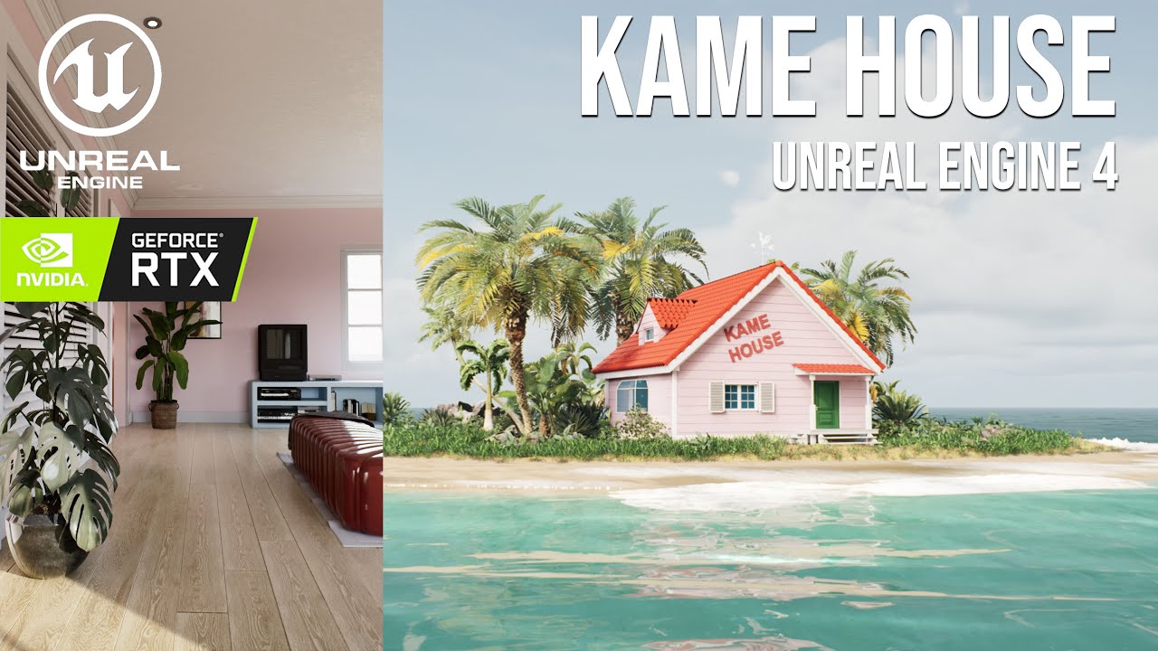 I made Kame House in Unreal Engine - YouTube