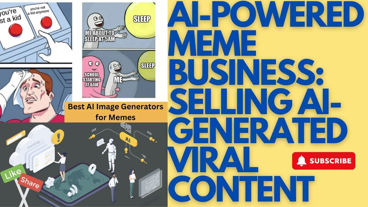 AI-Powered Meme Business: Selling AI-Generated Viral Content - YouTube