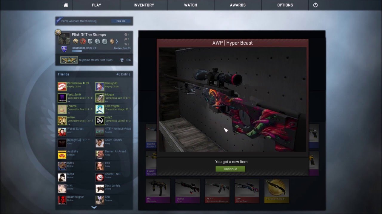 AWP Hyperbeast - 2nd Case Opened - YouTube