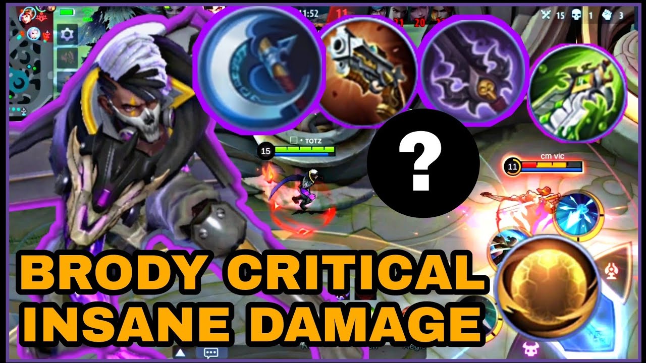 new season brody new item build ~ brody critical damage ~ brody proper ...