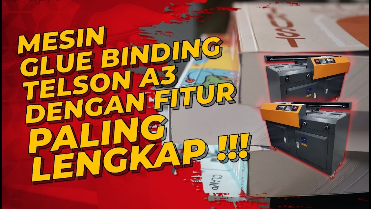 REVIEW Mesin Jilid Buku Canggih, Harga AFFORDABLE !! Mesin Glue Binding ...
