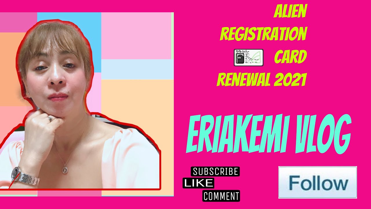 Alien Registration Card Renewal 2021 - YouTube
