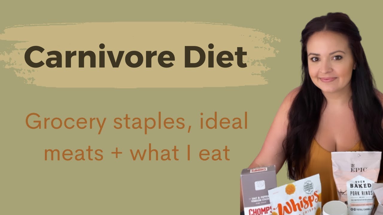 Carnivore Diet - Grocery staples, ideal meats + what I eat - YouTube