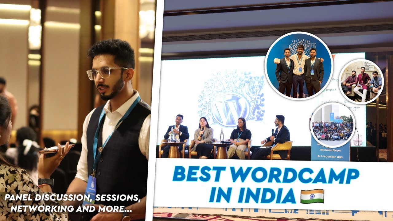 Best WordCamp In India 🔥 - Experience WordCamp Bhopal With Me #WCBhopal ...