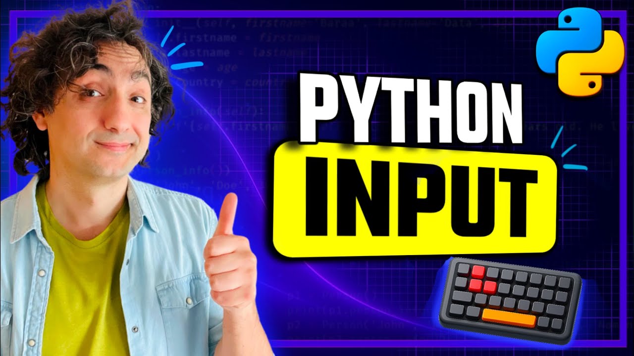Python Input Function: Visually Explained | #Python Course 6 - YouTube