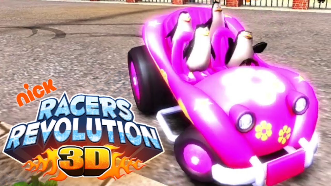 Nick Racers Revolution 3D - Full Longplay as The Penguins of Madagascar ...