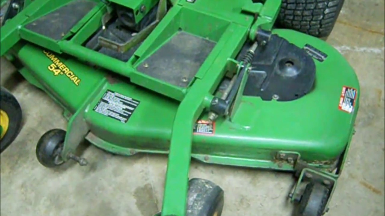 John Deere F620 and Simplicity Champion - YouTube