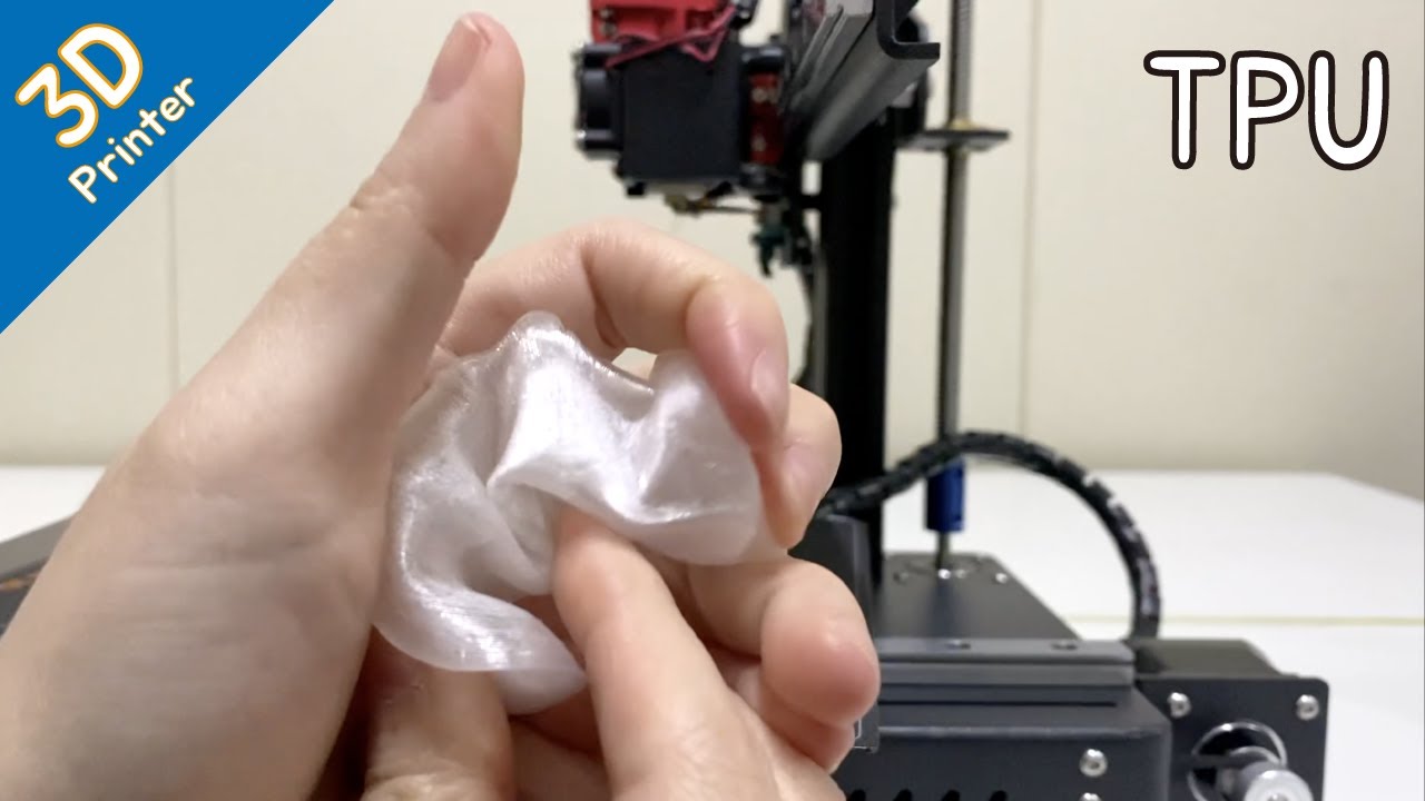 3D printing TPU Flexible test - Moai - YouTube