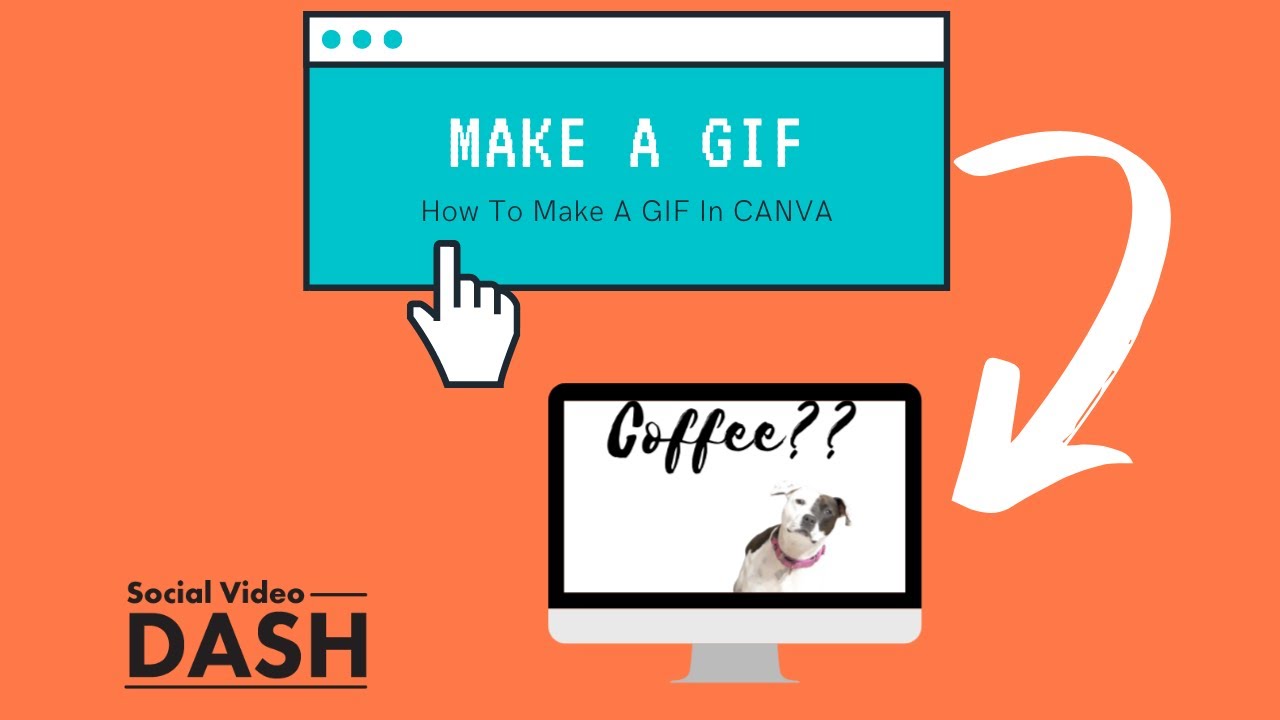 How To Create A GIF With Canva - YouTube