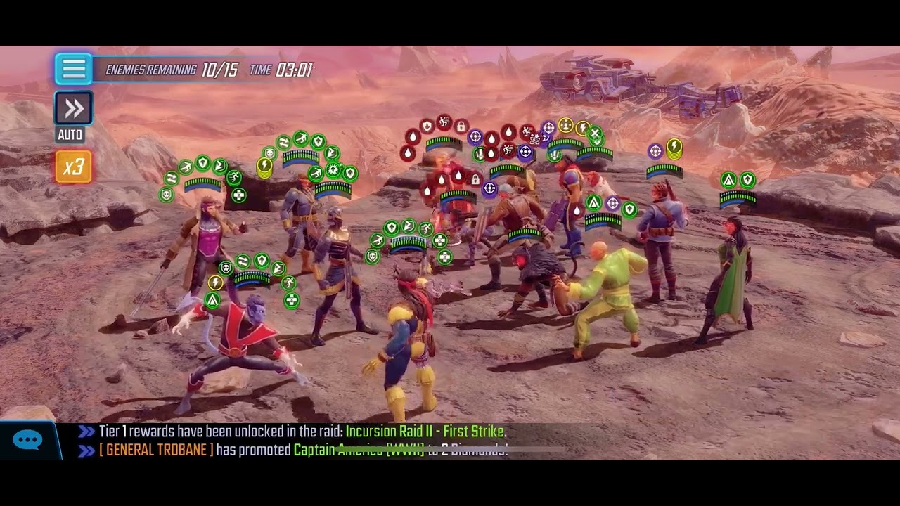 MSF Incursion 2.0: Mutant Boss Node, 5 man XX-men! BAMF (a little sloppy) - YouTube