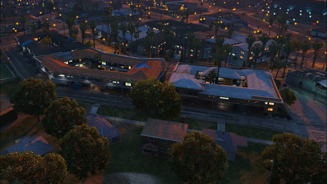 FiveM Forum street custom Map (Ballers Block) - YouTube