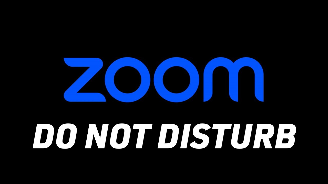 How To Turn On Do Not Disturb - Zoom - YouTube