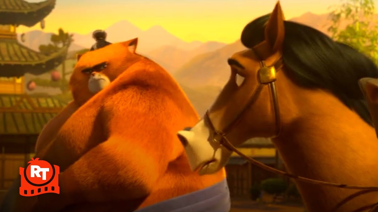 Paws of Fury: The Legend of Hank (2023) - Fat Cat Sumo Rides to Town ...