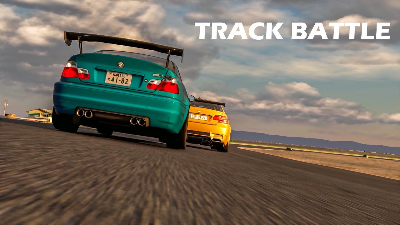 TRACK BATTLE | Mushrooms BMW E46 M3 vs Schirmer E92 M3 | Assetto Corsa ...