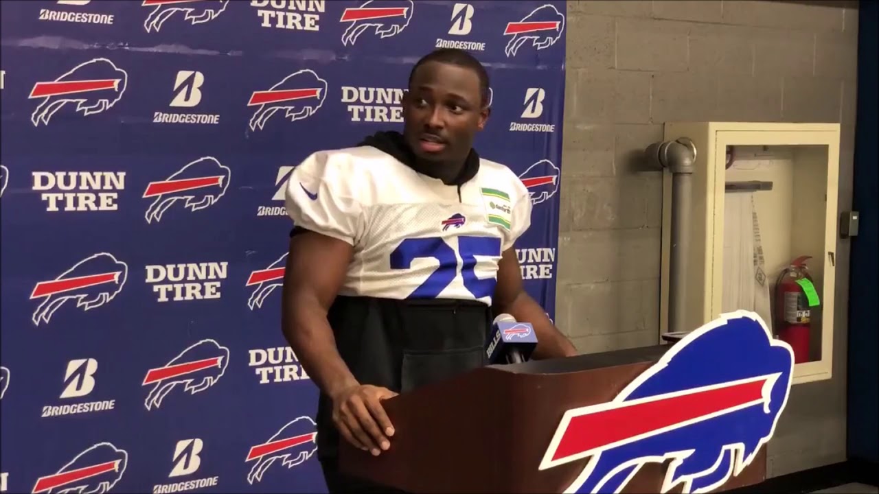 Bills' LeSean McCoy asked about trade rumors - YouTube