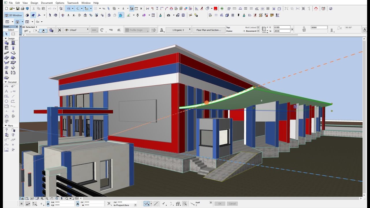 018 Curved Roofs - ArchiCAD Tutorial - YouTube