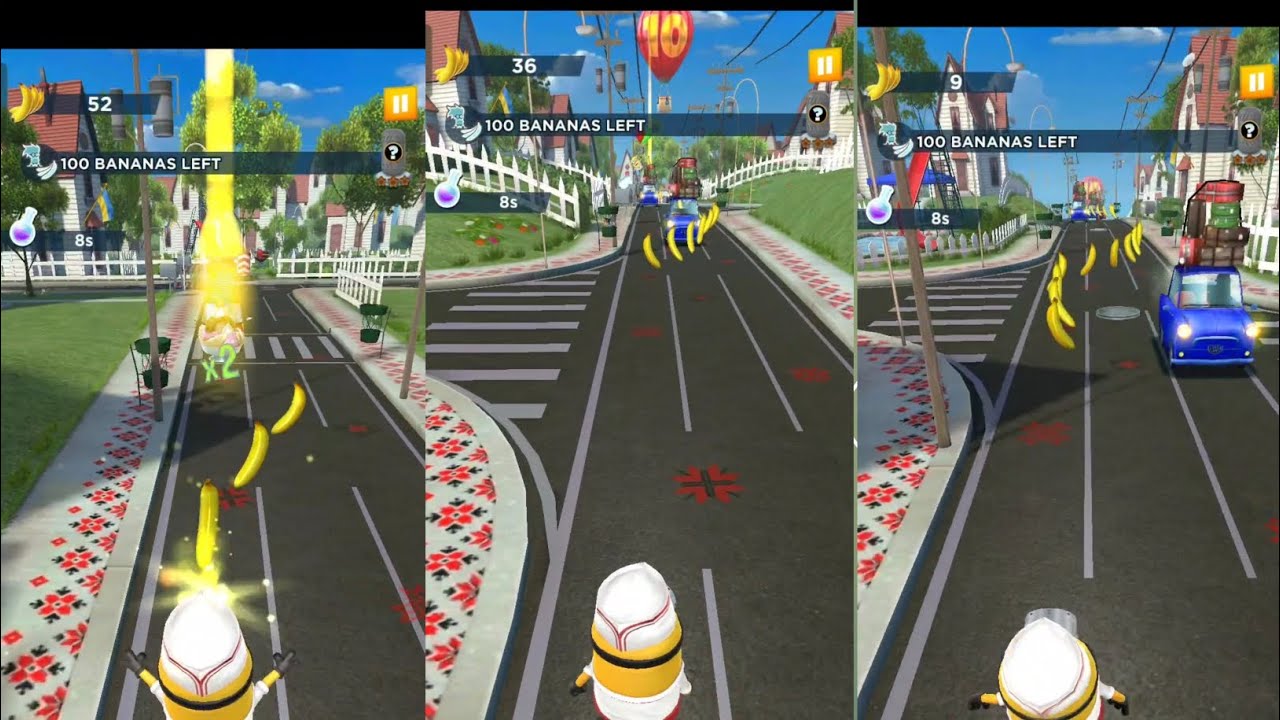 despicable me 100 banana collect with vacuum - YouTube