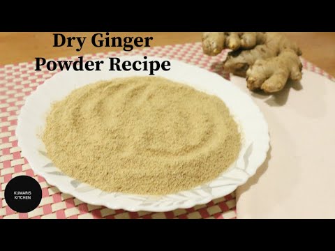 How to Make Ginger Powder at Home/Home Made Dry Ginger powder Recipe ...