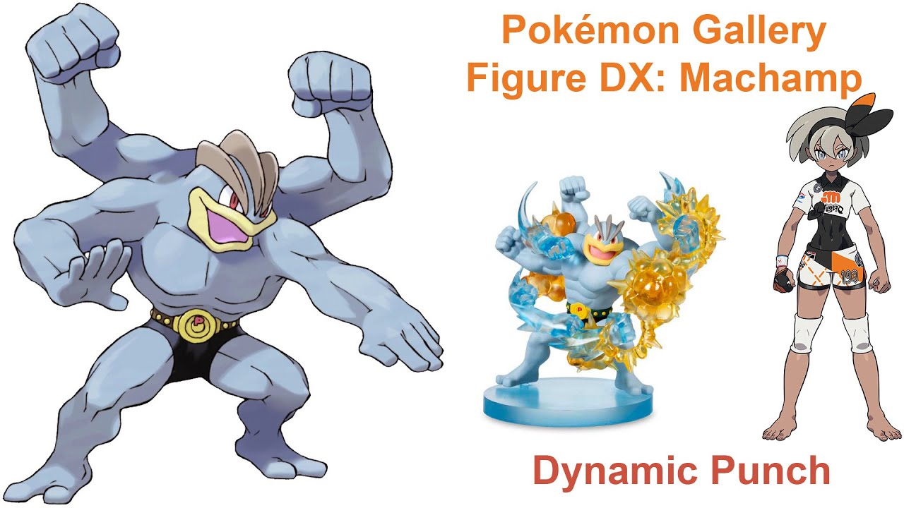 Pokémon Gallery Figure DX: Machamp (Dynamic Punch) - Unboxing - YouTube