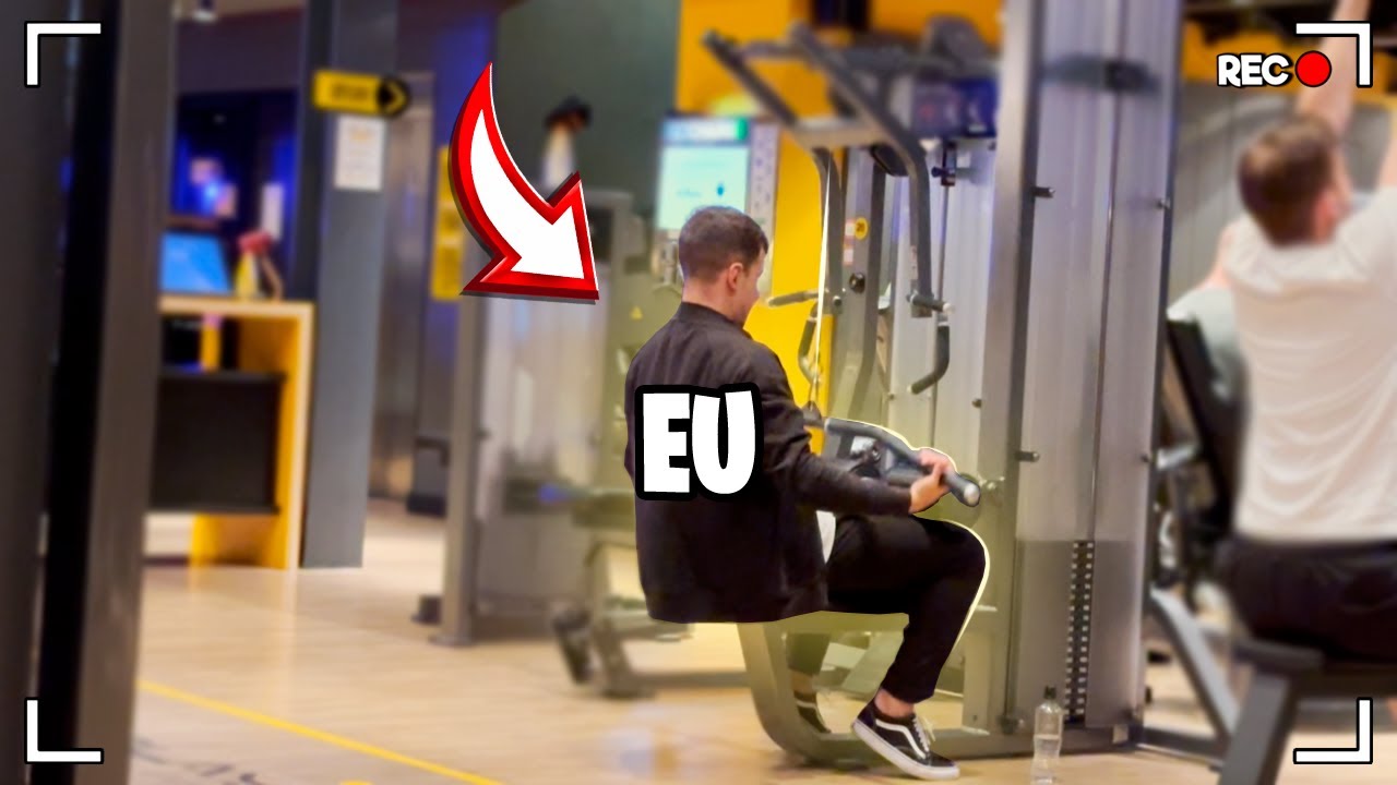 FINGI SER INICIANTE NA ACADEMIA ATÉ ALGUÉM VIR AJUDAR - YouTube