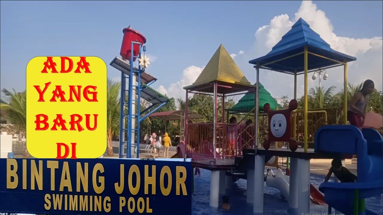 KOLAM RENANG BINTANG JOHOR SWIMMING POOL BATANG KUIS - YouTube