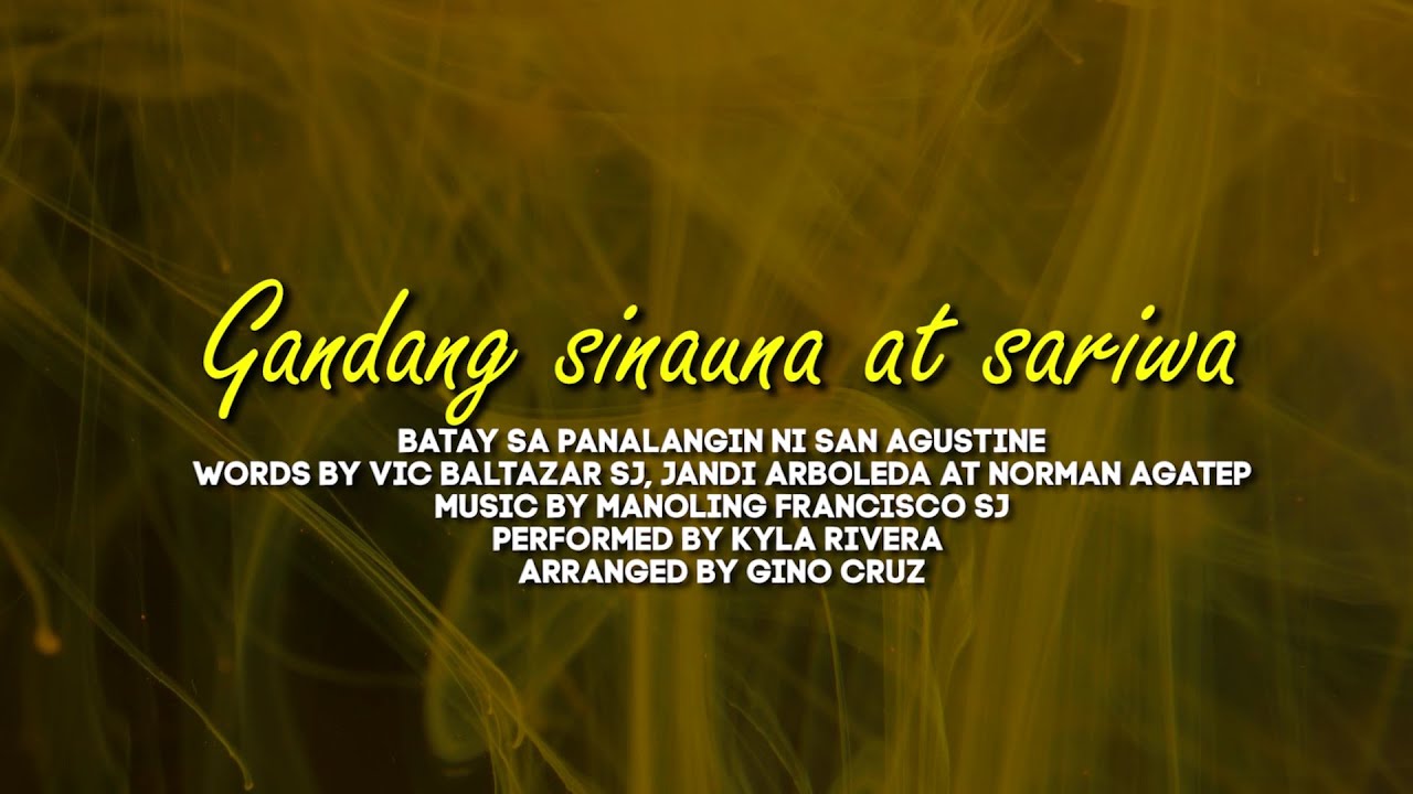 Gandang Sinauna at Sariwa I Soundtrack of Our Faith - YouTube