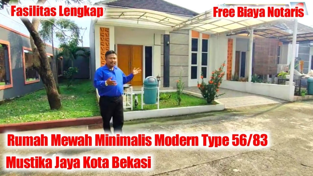Rumah mewah minimalis modern tipe 56/83 || fasilitas lengkap || free ...