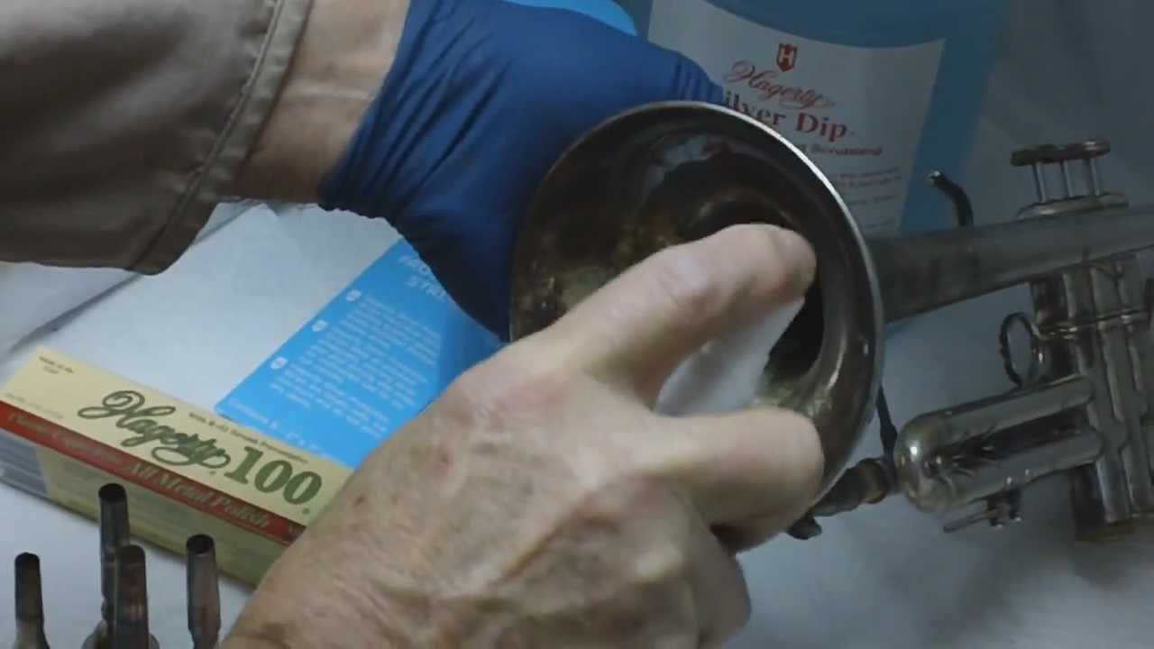 Hagerty Silver Dip Tarnish Removing Liquid demonstrated by Quality ...