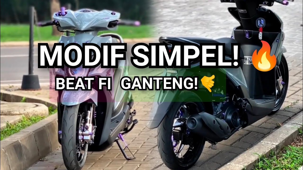 10 Modif Simpel Beat FI, Murah & Bikin Makin Ganteng! - YouTube