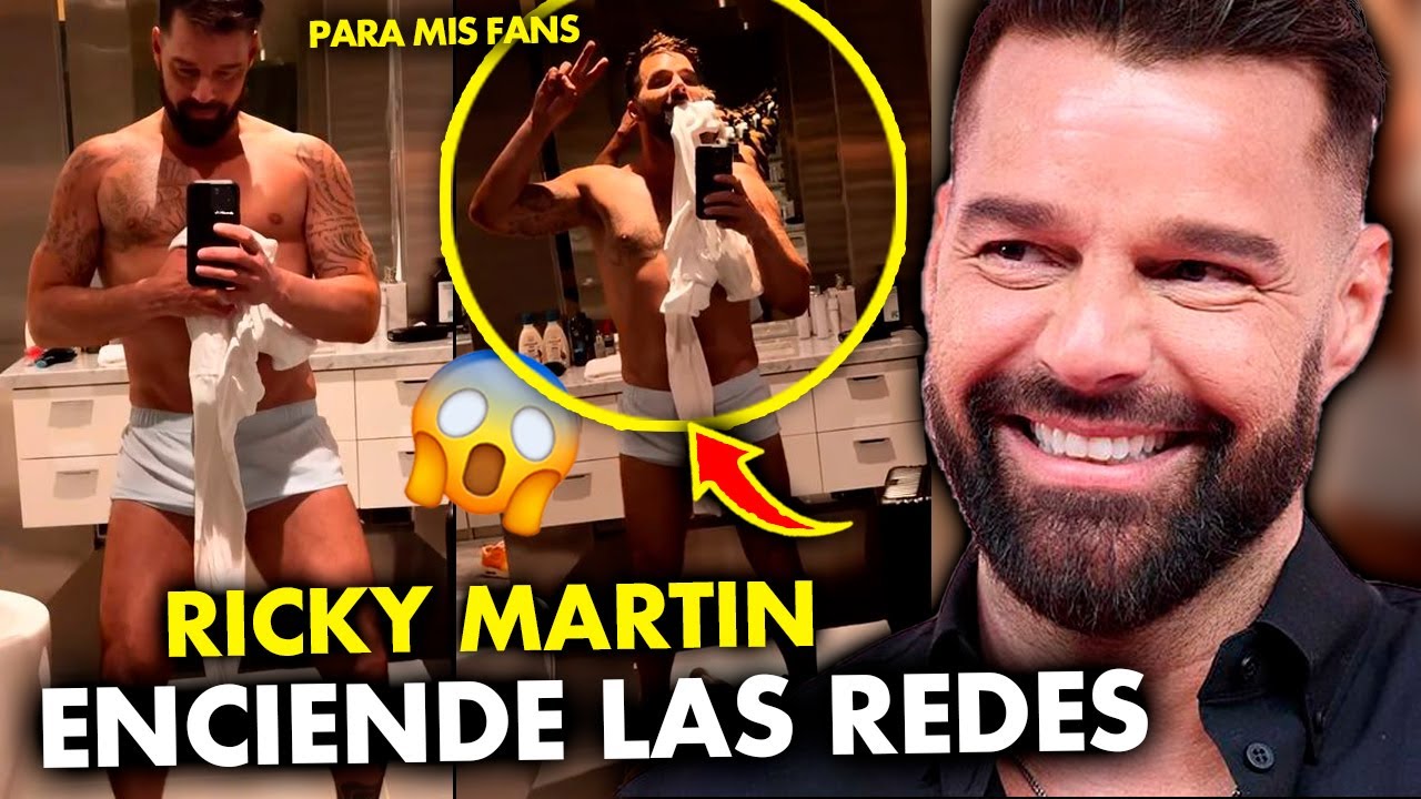 😱 ¡Ricky Martin causa FUROR con VIDEO subido de TONO en el baño! - YouTube