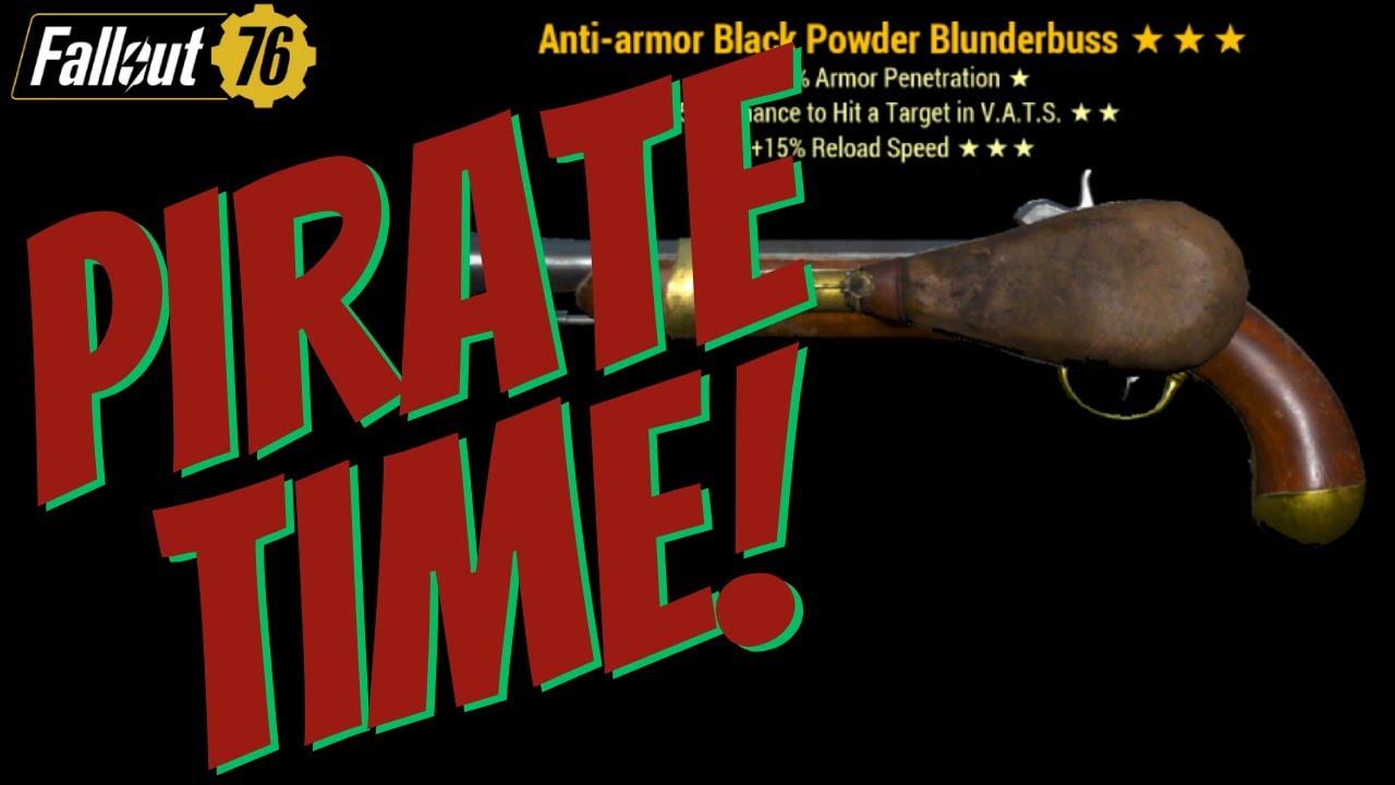 Fallout 76 - The Black Powder Blunderbuss Is Perfect For Your Inner ...