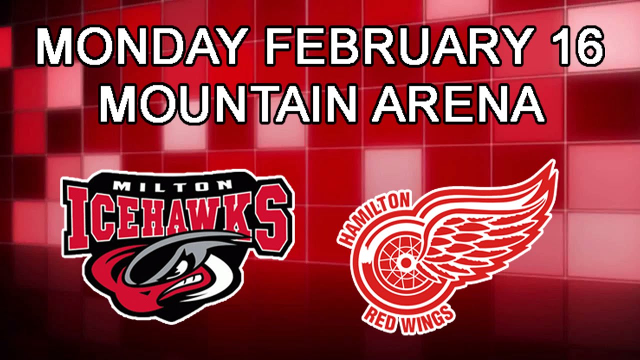 Milton Icehawks at Hamilton Red Wings OJHL Highlights February 16 2014 ...