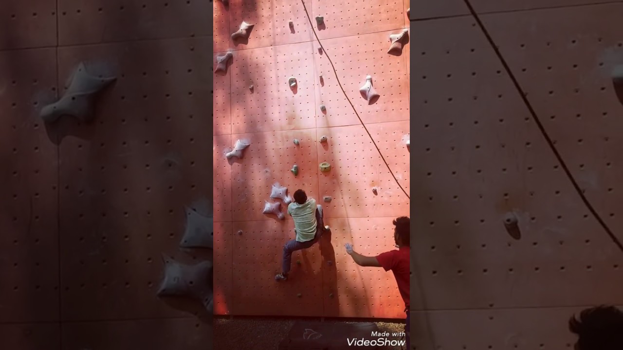 Speed climbing with bouldering dynamic moves - YouTube